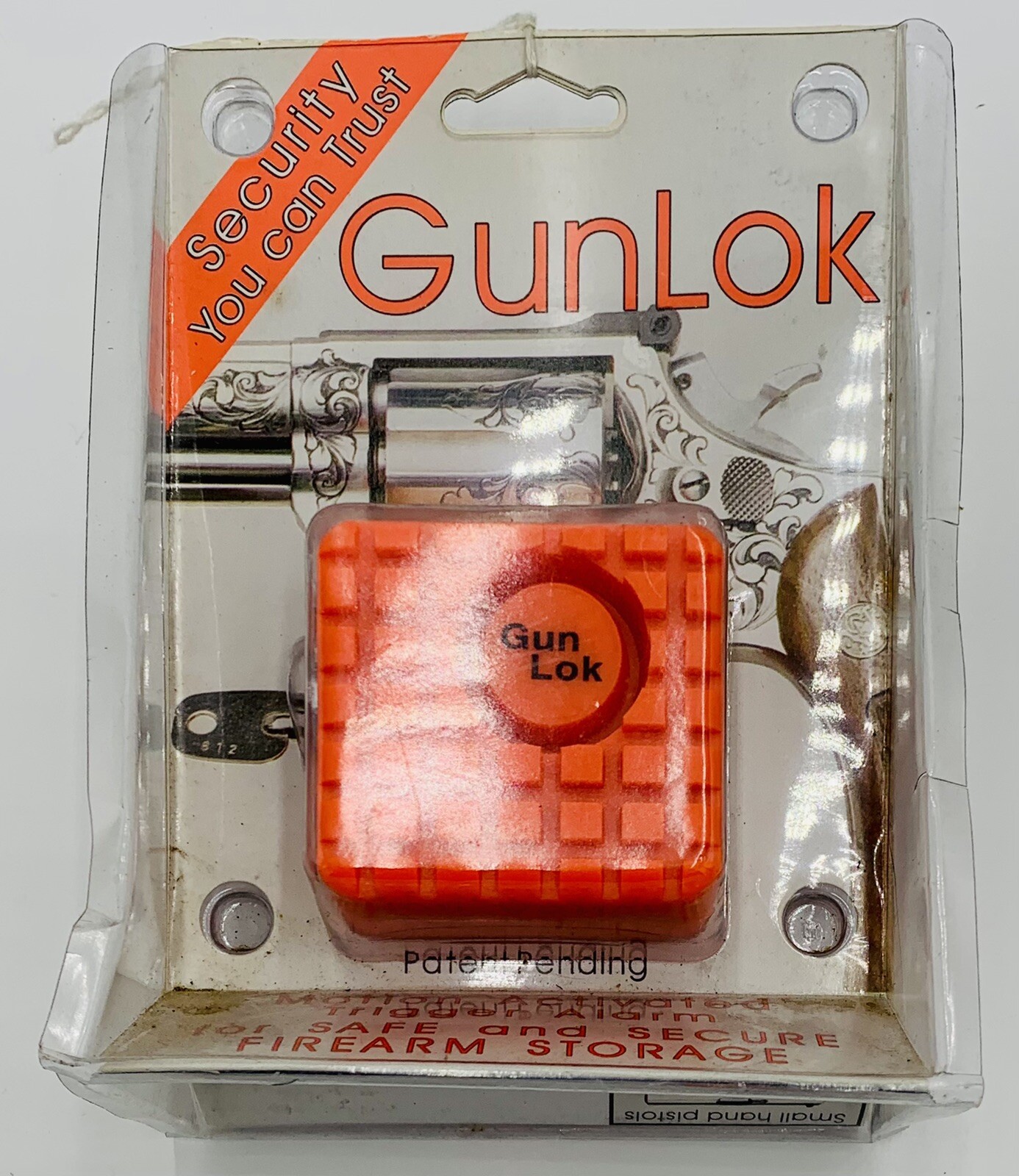 Vintage Gunlok Trigger Lock Motion Sensor Gun Lock Kid Gun Safety | eBay