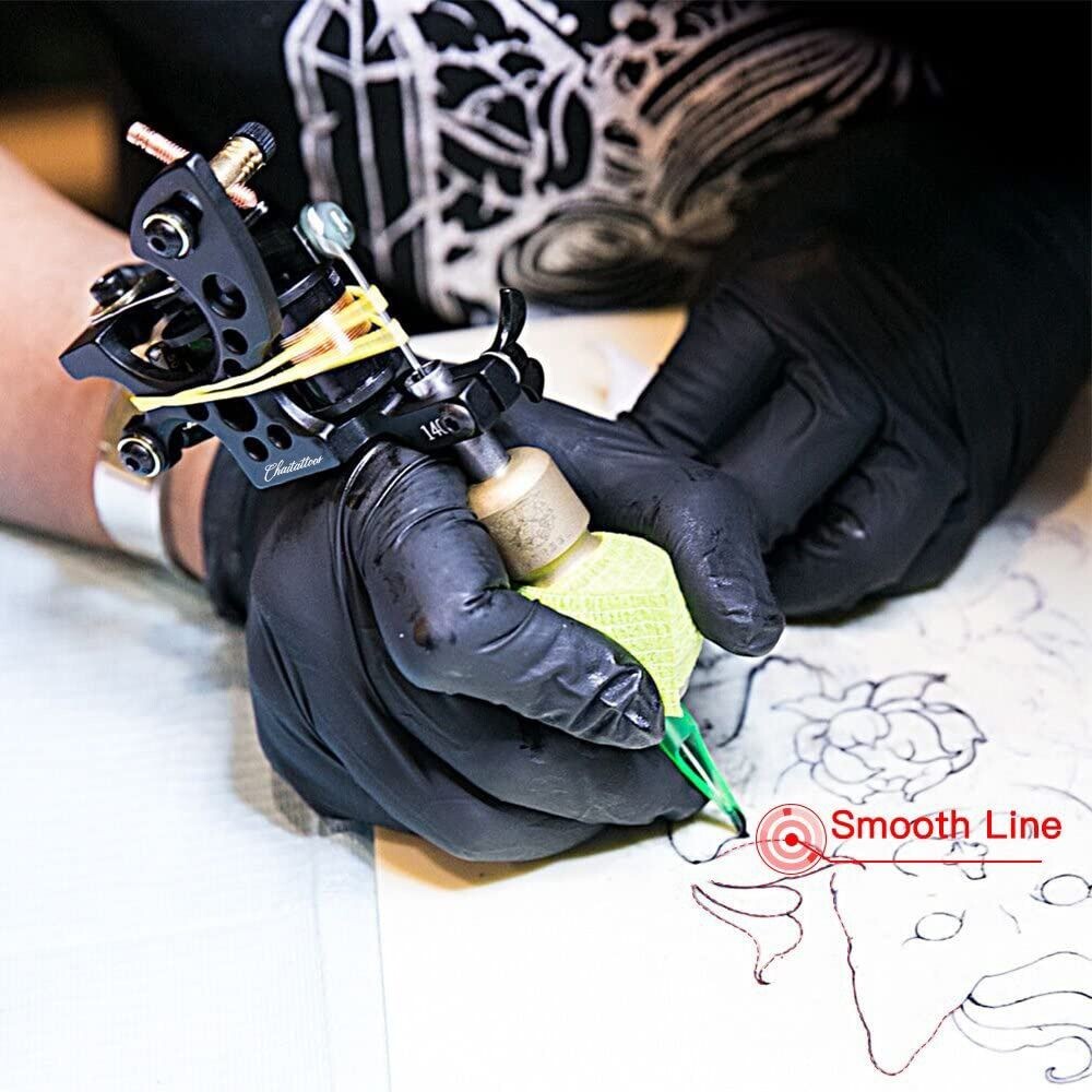 2 Machine Professional Tattoo Machine Guns for Pros and Beginners W/Ink ...