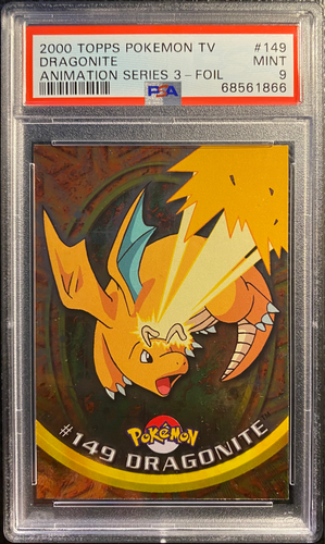 Dragonite #149 - 2000 Topps Pokemon TV Animation Series 3 Foil - PSA 9 ...