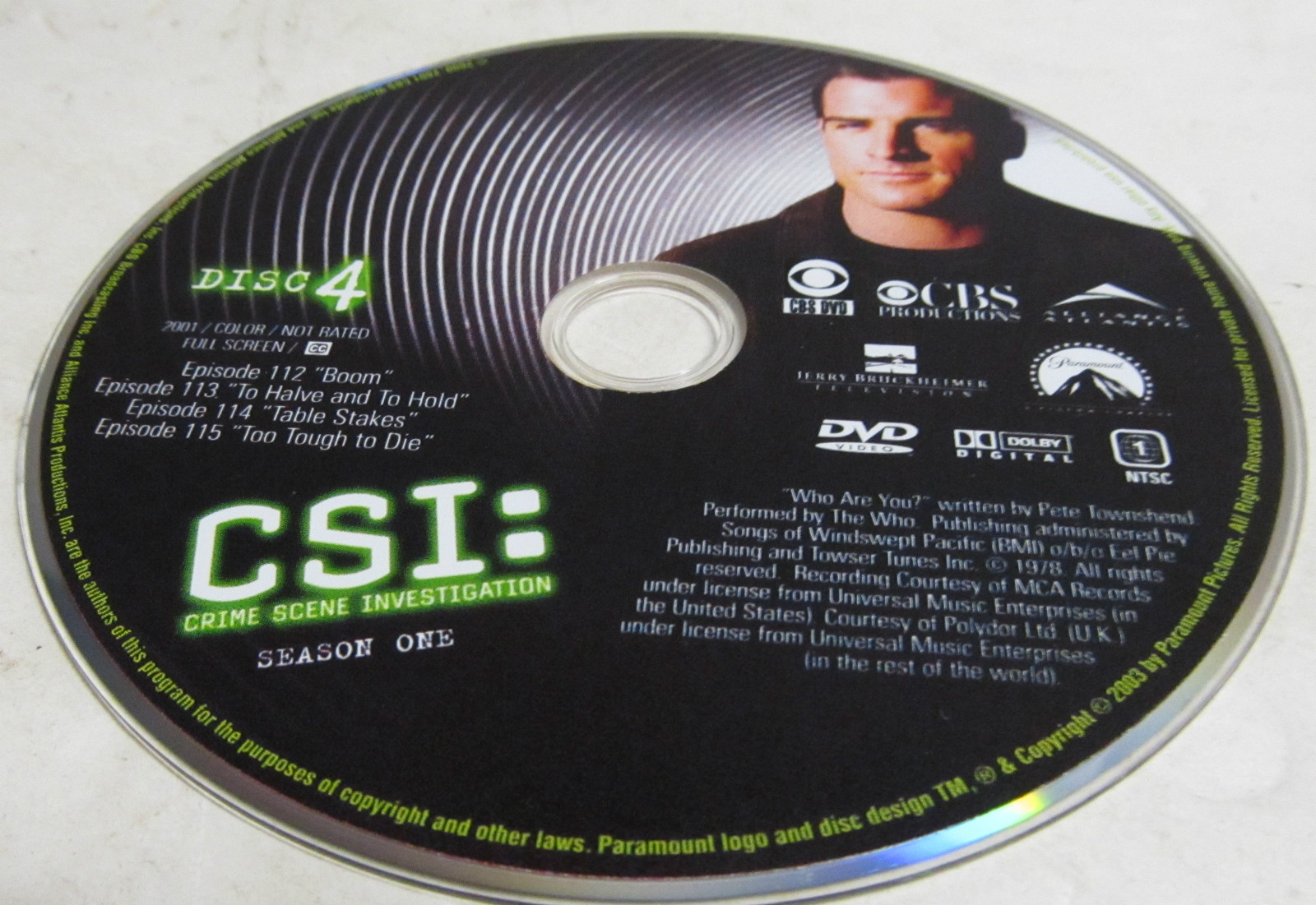 CSI Season 1 DVD Replacement Disc 4 Only | eBay