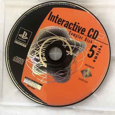 Sony PlayStation 1 Interactive CD Sampler Disc Volume 5 Demo PS1 TESTED ...