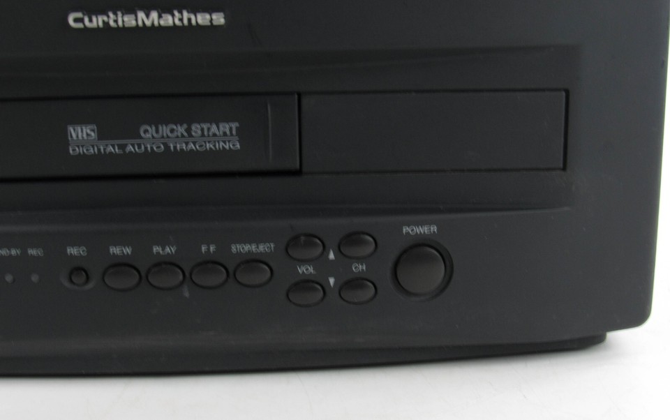 Curtis Mathes CMC13101 13” CRT TV VCR Combo Retro Gaming/Remote WORKS ...