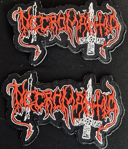 Necromantia Logo Patch Mortuary Drape Varathron Mystifier | eBay