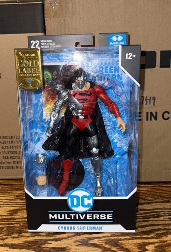 MCFARLANE TOYS DC MULTIVERSE GOLD LABEL CYBORG SUPERMAN ( TARGET ...
