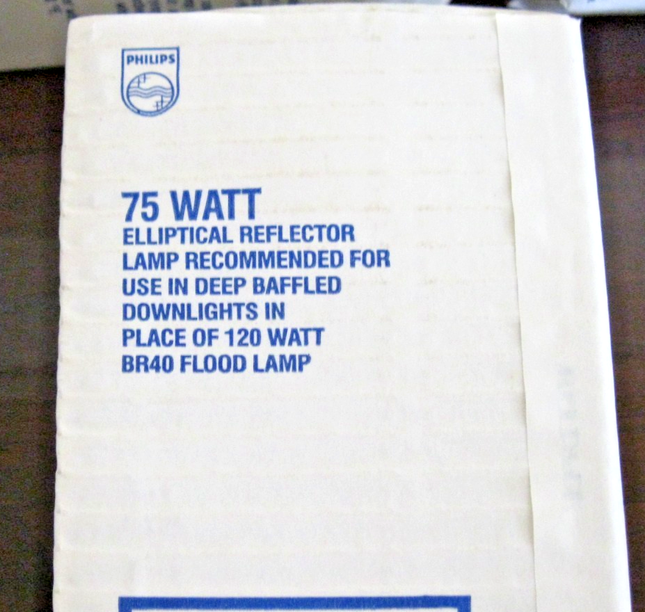 12 NEW PHILIPS 75W REFLECTOR FLOOD LIGHT BULB LAMP ER30 REPLACES BR40 ...
