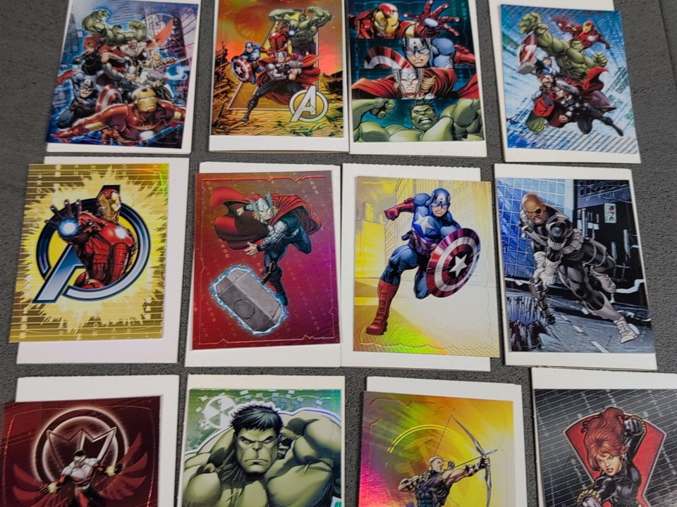 2015 Marvel Avengers Assemble Vending Machine Stickers. Complete Set Of ...