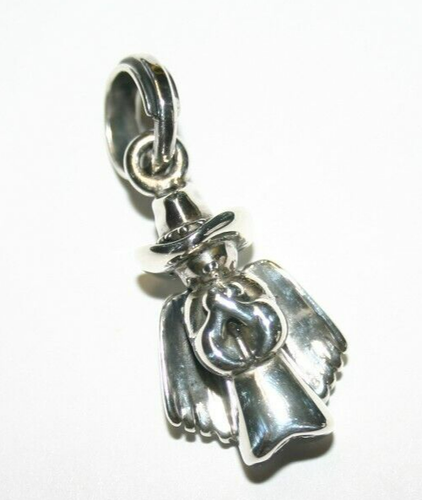 SAINT by Sarah Jane STERLING Silver TRELLA Cowgirl ANGEL Pendant Charm ...