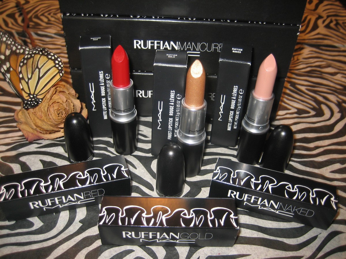 Lipstick óir Mac Ruffian Retro Matte Liquid Matte Lipstick Lipcolour