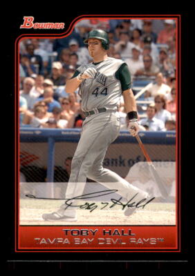 2006 Baseball Bowman Toby Hall Tampa Bay Devil Rays #131 | eBay