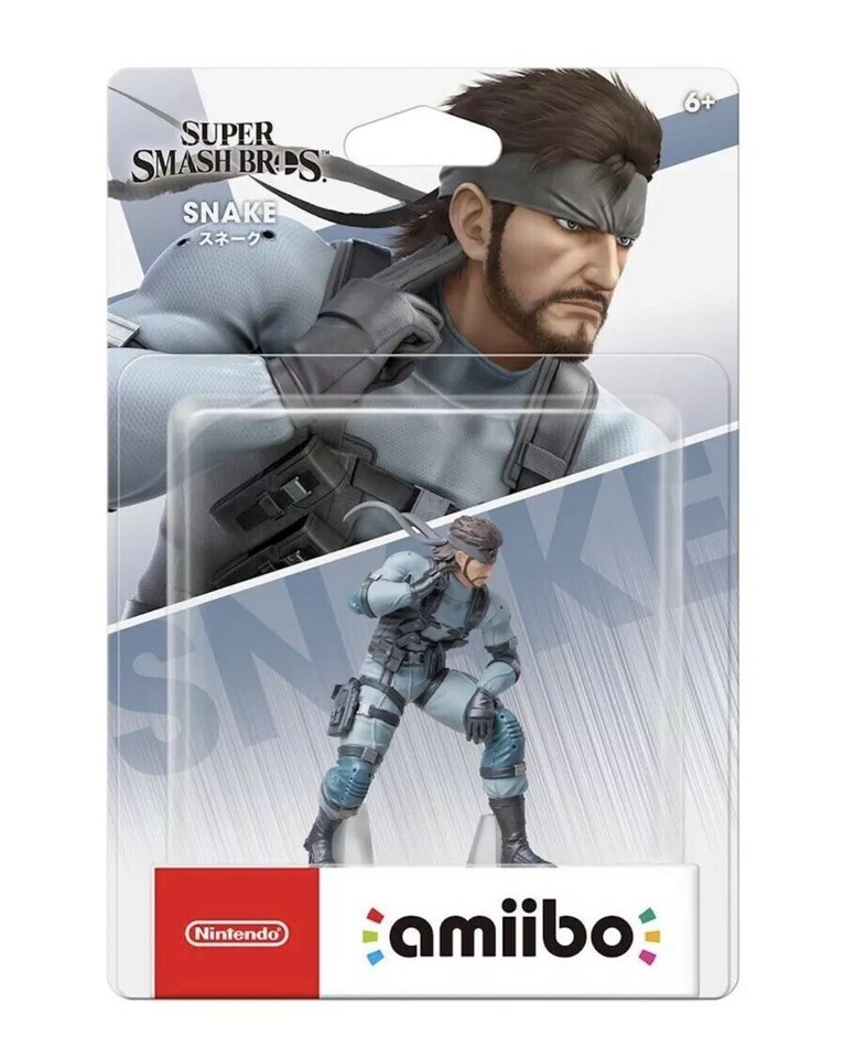 Banjo Kazooie +SNAKE AMIIBO NEW Super Smash Bros 3DS WiiU Nintendo ...