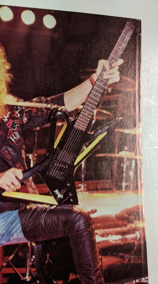 AUTOGRAPH / STEVE PLUNKETT LIVE / MAGAZINE FULL PAGE PINUP POSTER ...