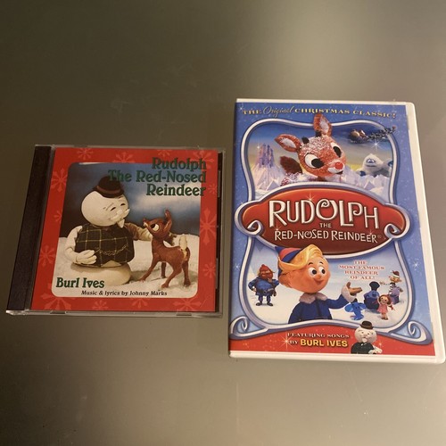 ☃️ Rudolph The Red Nose Reindeer - Burl Ives CD & DVD Set LIKE NEW ...