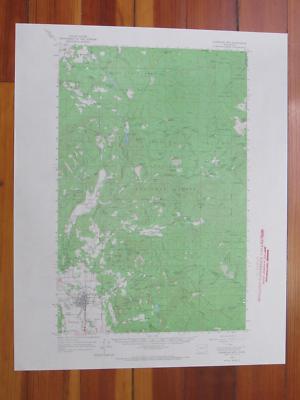 Chewelah Mountain Washington 1966 Original Vintage USGS Topo Map | eBay