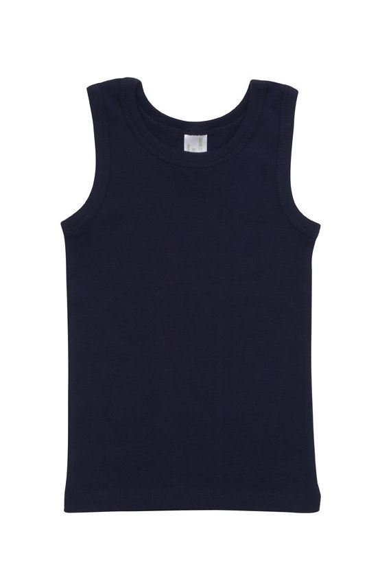 Ramo Organics Boys Regular Singlet Navy Cotton sz6 unisex Dance BNWT ...