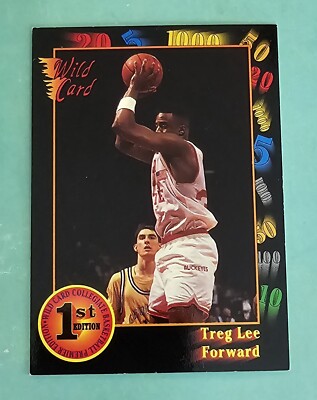 1992 Wild Card Collegiate Premier TREG LEE #49 Rookie RC 1st Edition ...