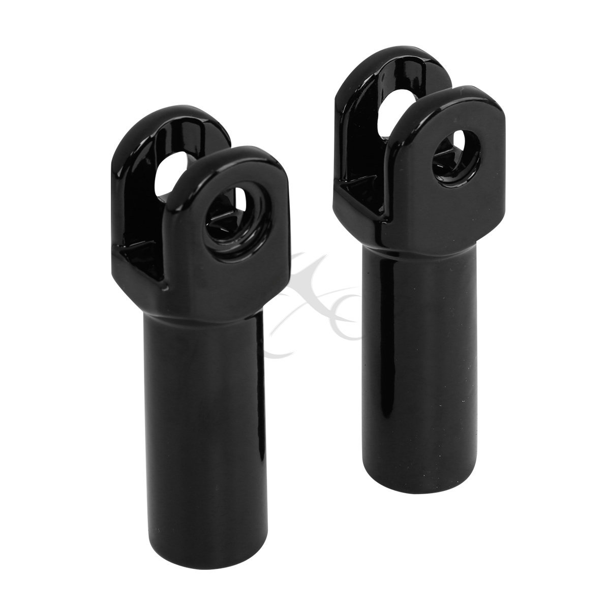 Black Passenger Foot Peg Mount Clevis Kit For Harley Softail Slim FLS ...