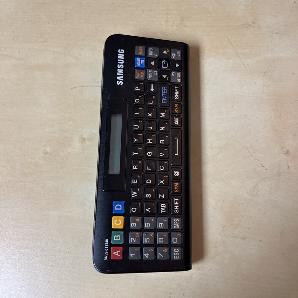 OEM SAMSUNG Smart TV QWERTY Keyboard Remote Control BN59-01134B | eBay