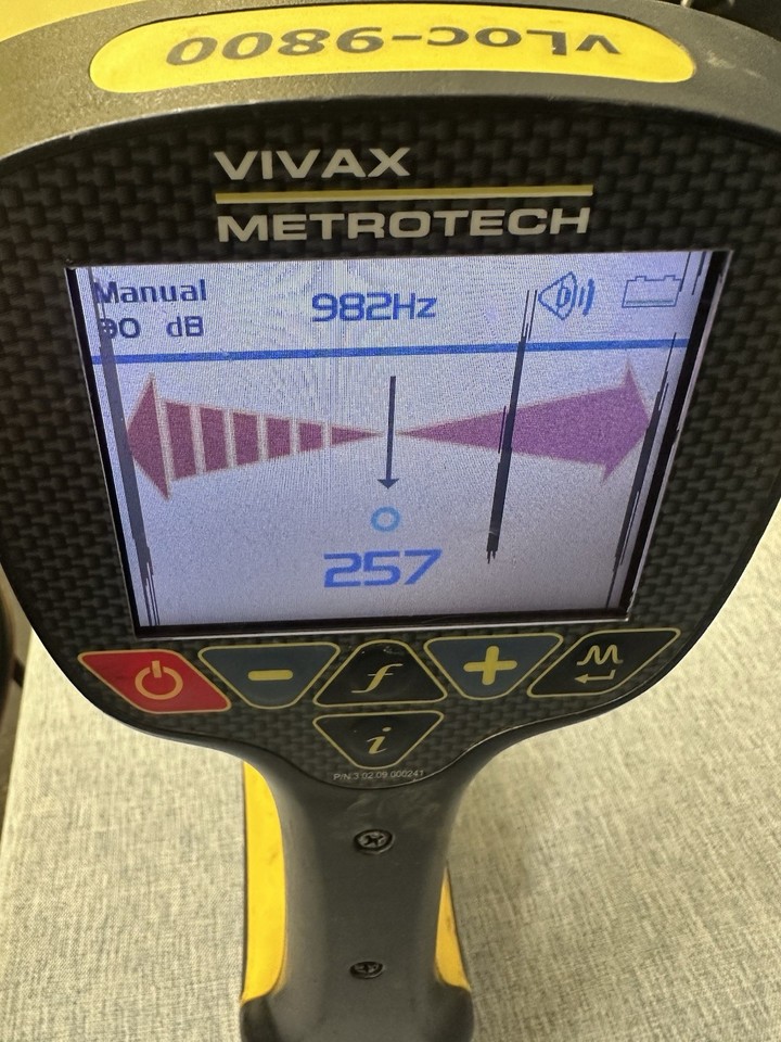 Vivax Metrotech vLoc-9800 Receiver Locator VX212-1 & Vx205-2 ...
