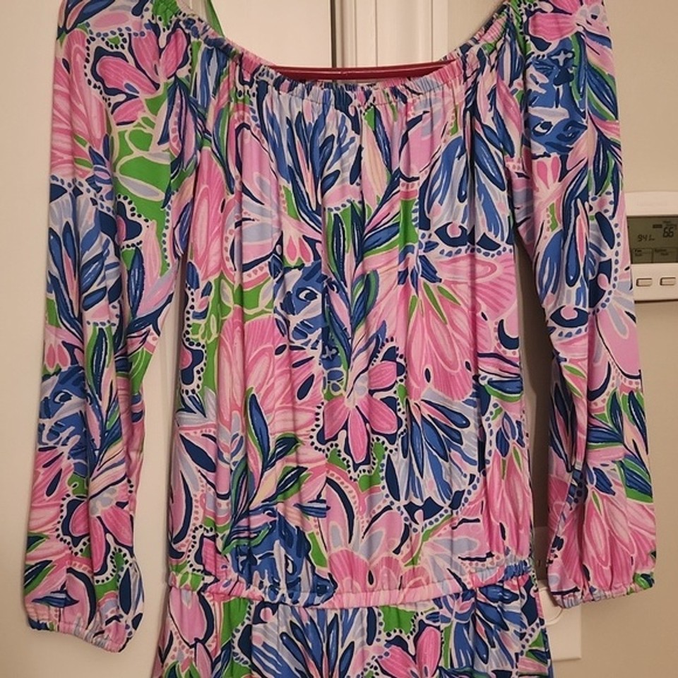 Lilly Pulitzer Pink Flower Print Skort Romper Size XXS | eBay