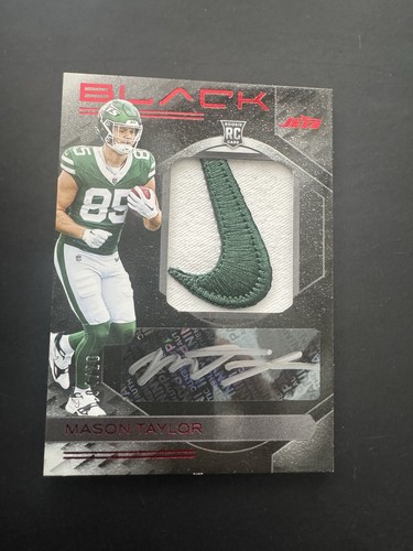 2025 Panini Black FOTL- Mason Taylor RUBY RED RPA NIKE Swoosh 04/20 ...