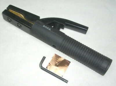 Forney 500 Amp Stick Welding Electrode Holder Brass Jaw Ergonomic ...