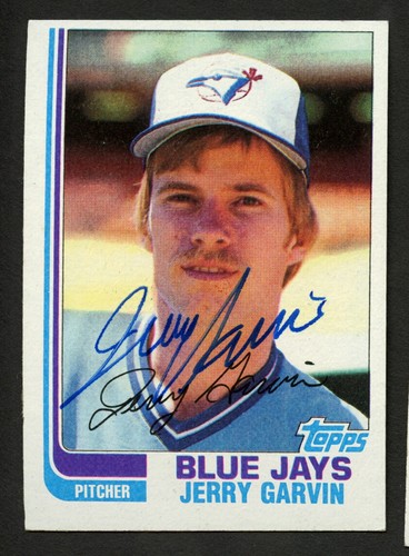 Jerry Garvin #768 signed autograph auto 1982 Topps Baseball Trading ...