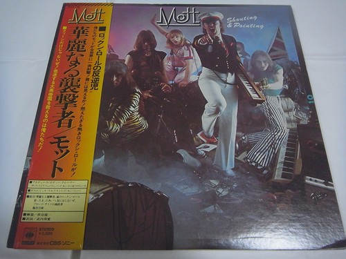 MOTT-Shouting & Pointing JAPAN 1st.Press w/OBI PROMO WHITE LABEL Mott ...