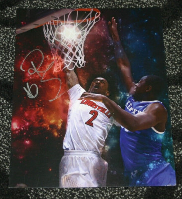 Louisville Cardinals Basketball Russ Smith Signed 8 x 10 Photo Dunking ...