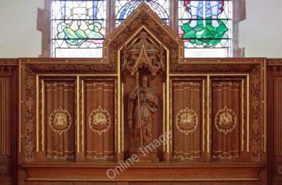 Photo 6x4 St Mary, Sparham - Reredos c2011 | eBay UK