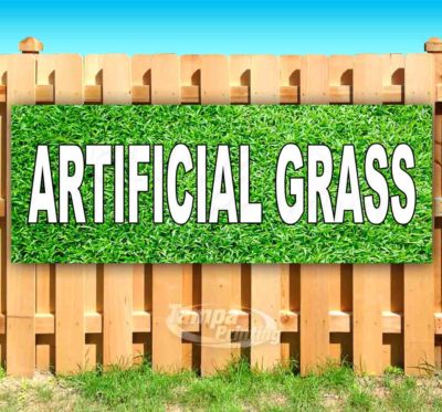 ARTIFICIAL GRASS Advertising Vinyl Banner Flag Sign Many Sizes ...