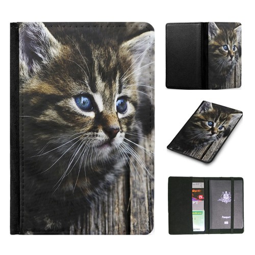 PASSPORT ITINERARY ORGANIZER|ADORABLE CAT KITTEN FELINE #107 | eBay