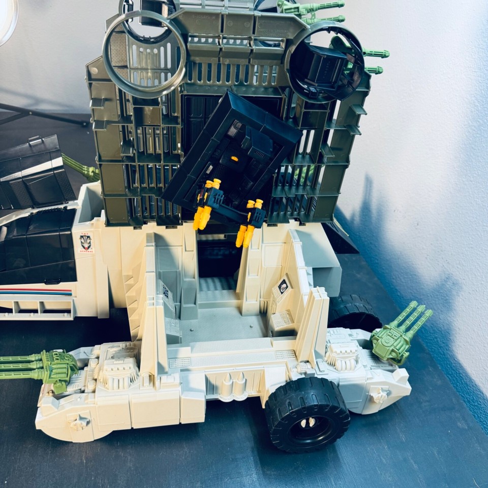Gi Joe The GENERAL Vintage 1990 Mobile Strike Headquarters ARAH Parts ...