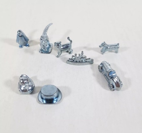 2017 Monopoly Token Mover Replacement Game Pieces 8 Total - Dinosaur ...