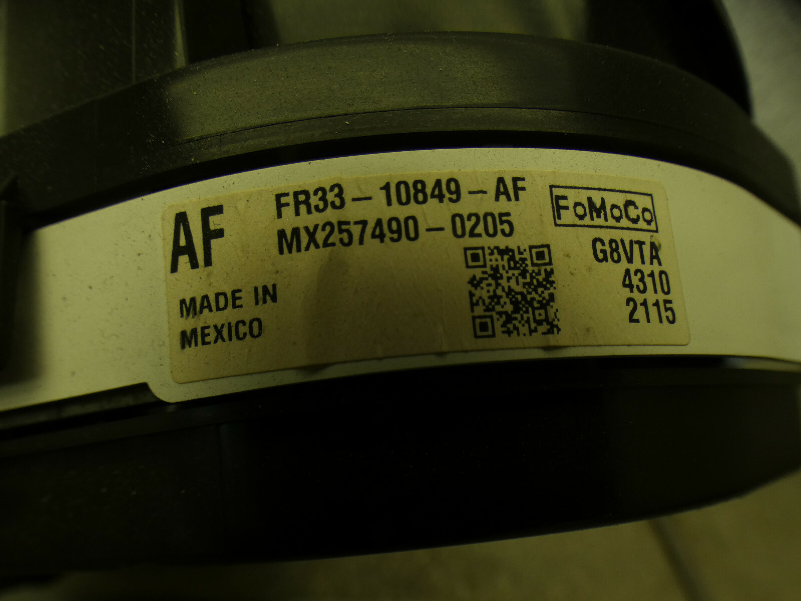 Kombiinstrument FR33-10849-AF Tacho 63T Ford Mustang VI 3.7 V6 Coupe 15 ...