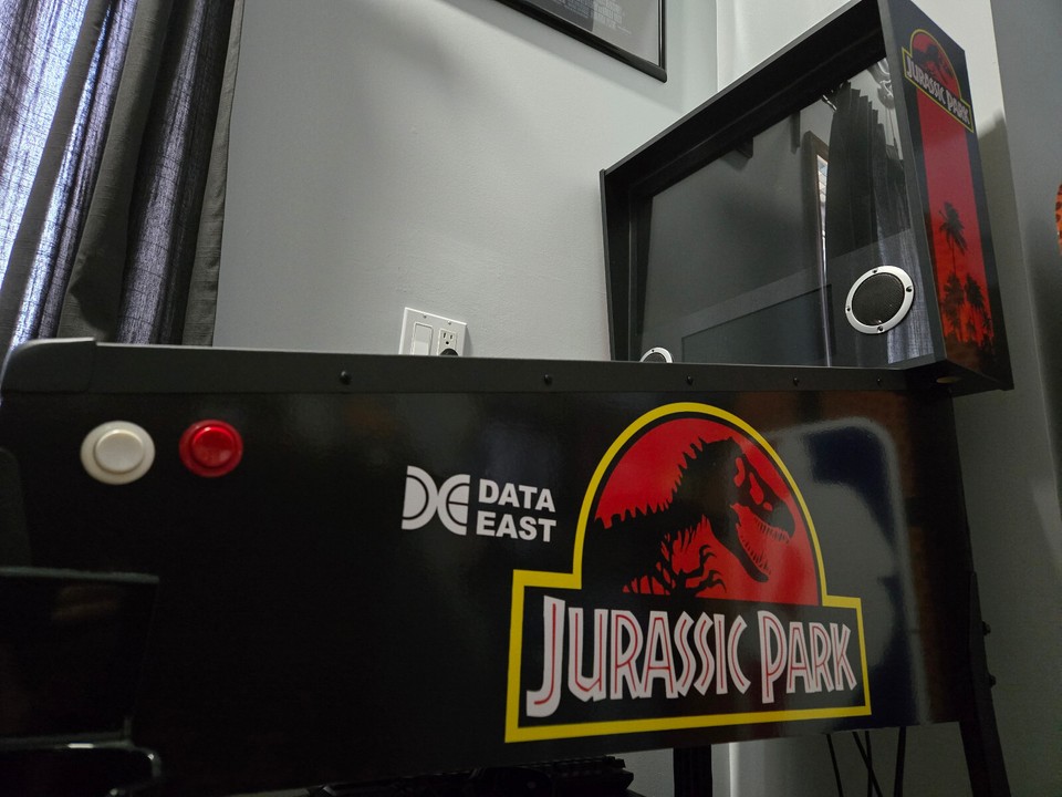 AtGames Legends Digital Pinball Machine - Fully Modded! Jurassic Park ...