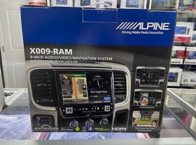 ALPINE X009-U 9" AUDIO / VIDEO NAVIGATION SYSTEM FOR RAM TRUCKS | eBay