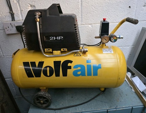 Wolf oil less 50L 2HP Air Compressor just overhauled 240 volts | eBay UK