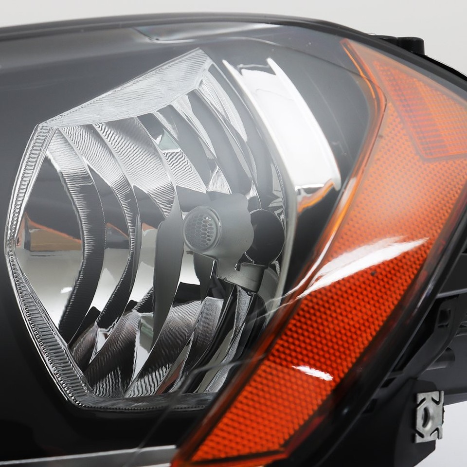 Headlights Assembly Halogen Black RH+LH Side For Volkswagen Golf 2015 ...