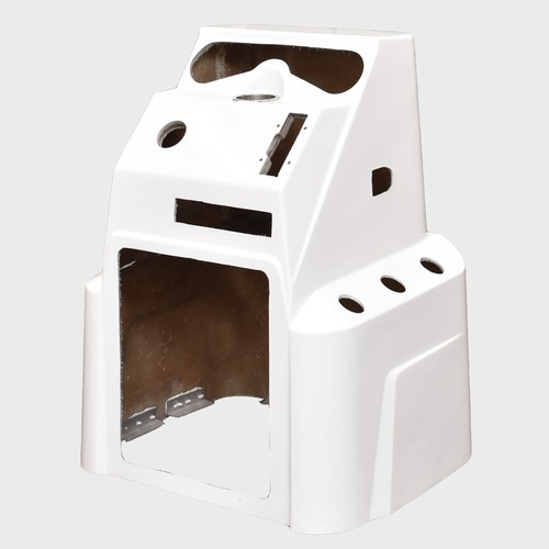 Lowe Boat Blank Steering Center Console | White Bay Series Fiberglass ...