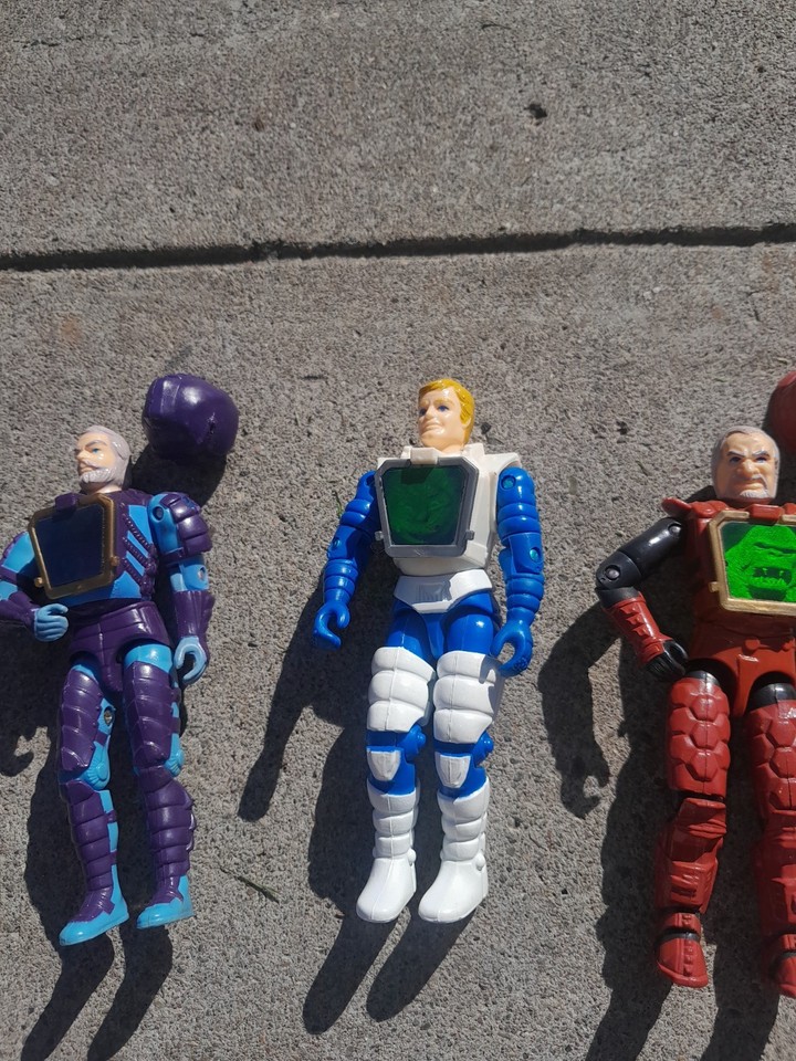 1987 Hasbro Visionaries 5 Action Figure Lot Accessories Staffs Helmets ...
