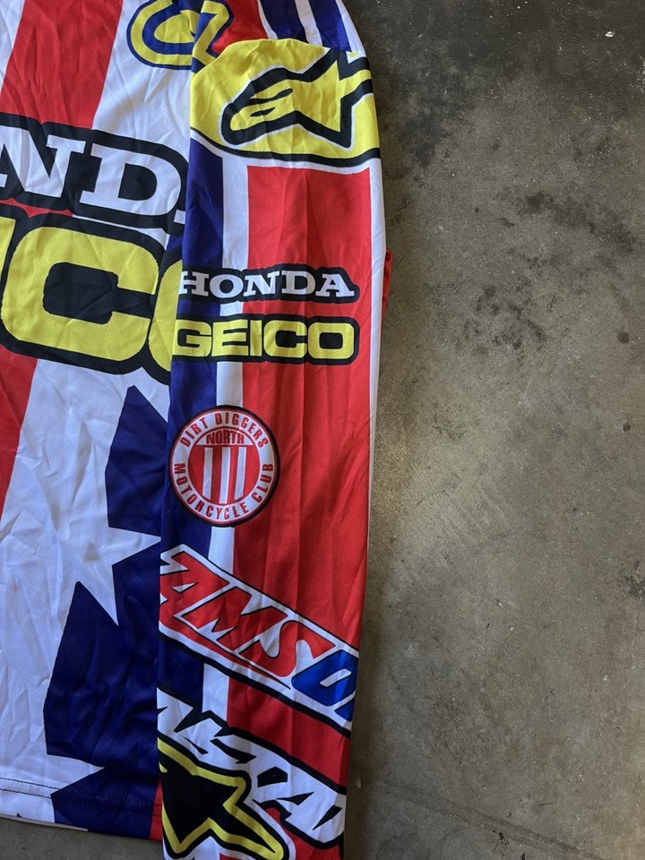 Eli tomac Honda Geico Alpine Stars MX Jersey | eBay