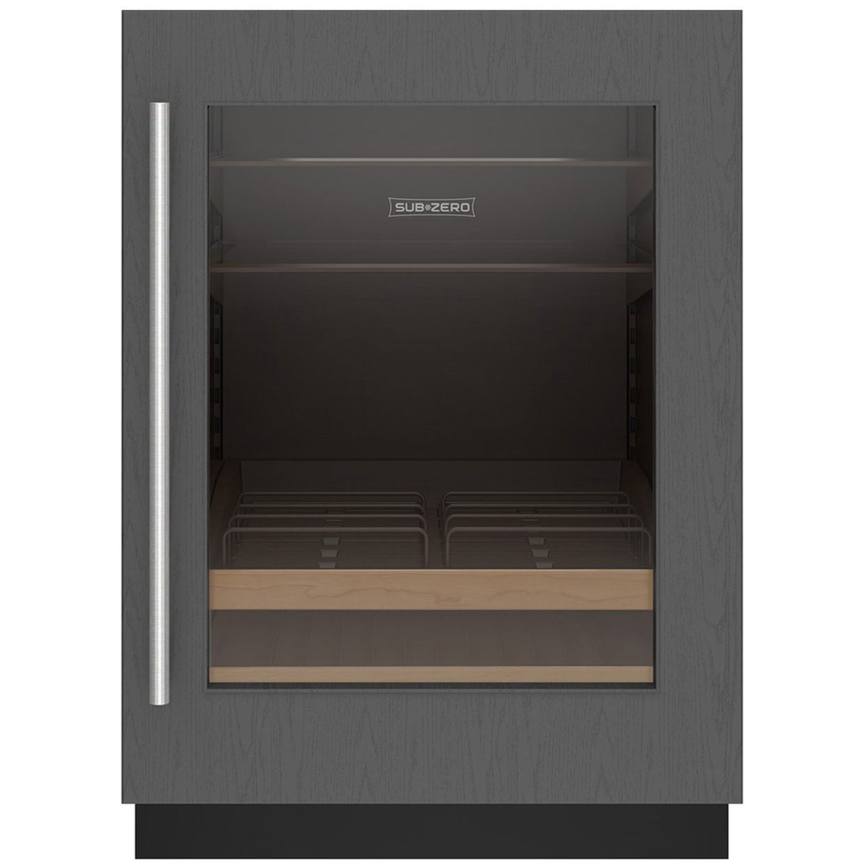 Sub-Zero DEU2450BG/R 24" Undercounter Beverage Center w/ Stainless ...