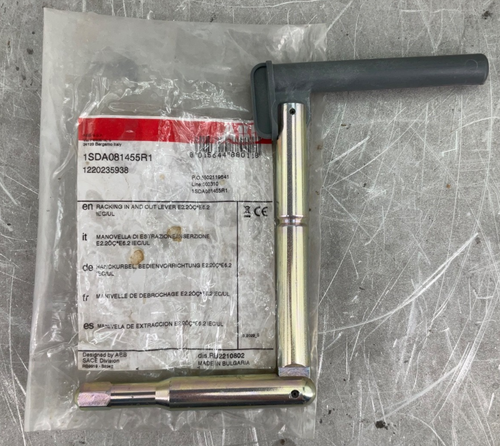 ABB 1SDA081455R1 RACKING IN AND OUT LEVER E2.2OCaE6.2 IEC/UL NEW | eBay