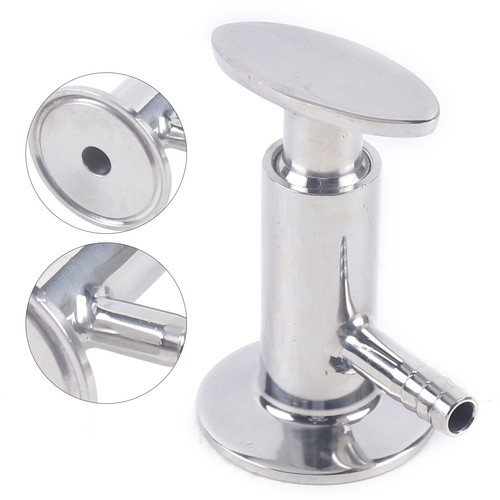 1/2” Sanitary 304 Stainless Steel Clamp Sampling Valve Oil Pipes Valve ...