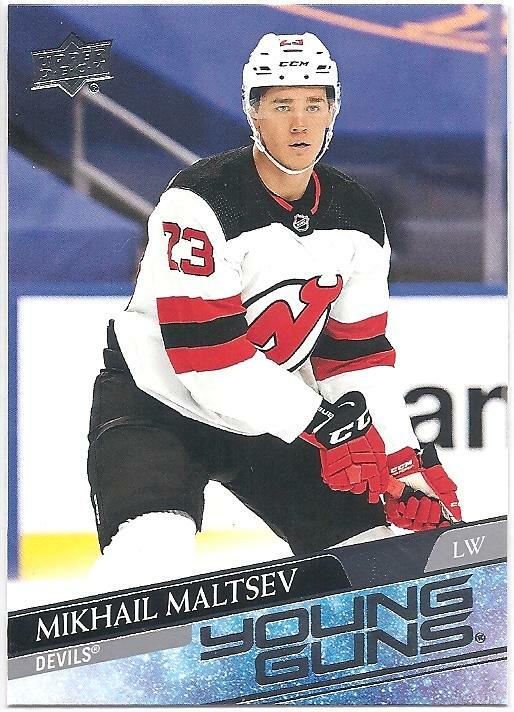 MIKHAIL MALTSEV 2020-21 Upper Deck YOUNG GUNS Rookie Card RC #723 | eBay