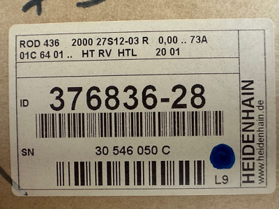 HEIDENHAIN ROD 436 2000 line rotary encoder ID 295450-28 ID 376836-28 ...