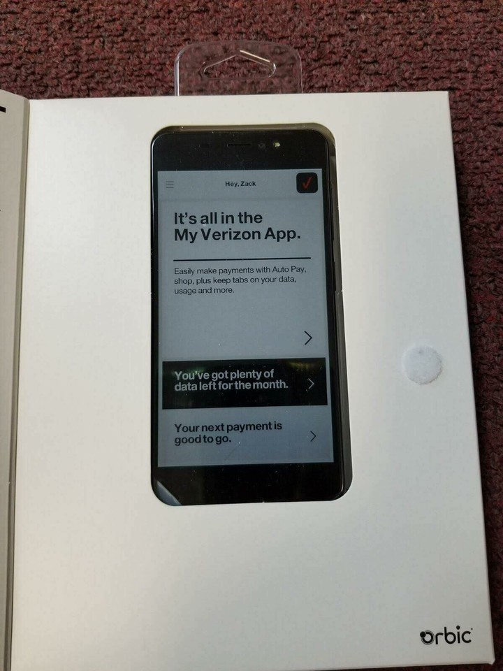 Orbic Wonder Verizon Prepaid and Postpaid 4G Phone | eBay