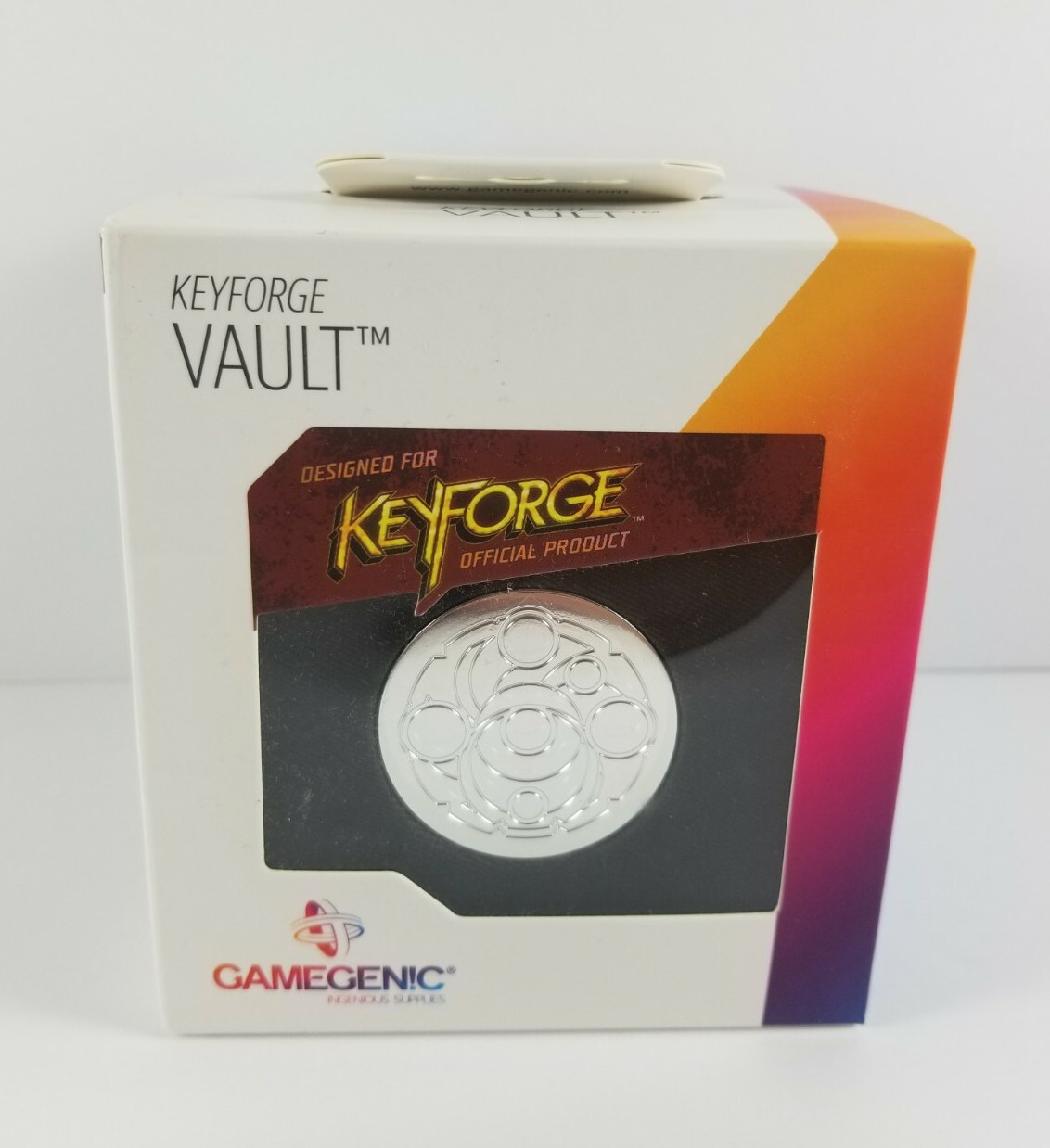 KeyForge: Vault Deck Box Black Hold 3 Decks and Storage for Tokens | eBay