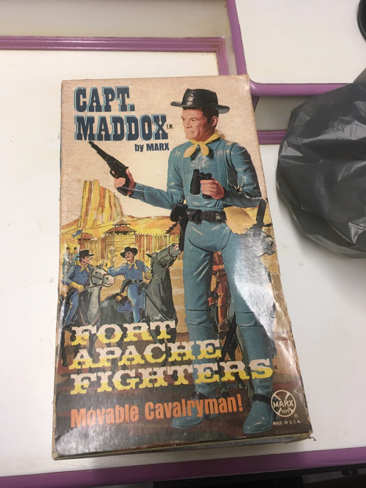 Vintage 1960’s Marx Toys Captain Maddox Fort Apache | eBay