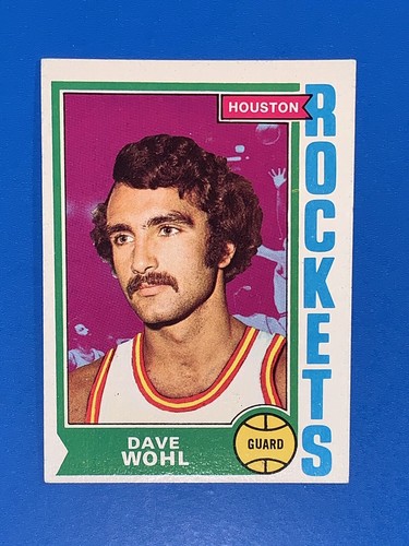 1974-75 Topps Dave Wohl Basketball Card #108 Houston Rockets Set Break ...